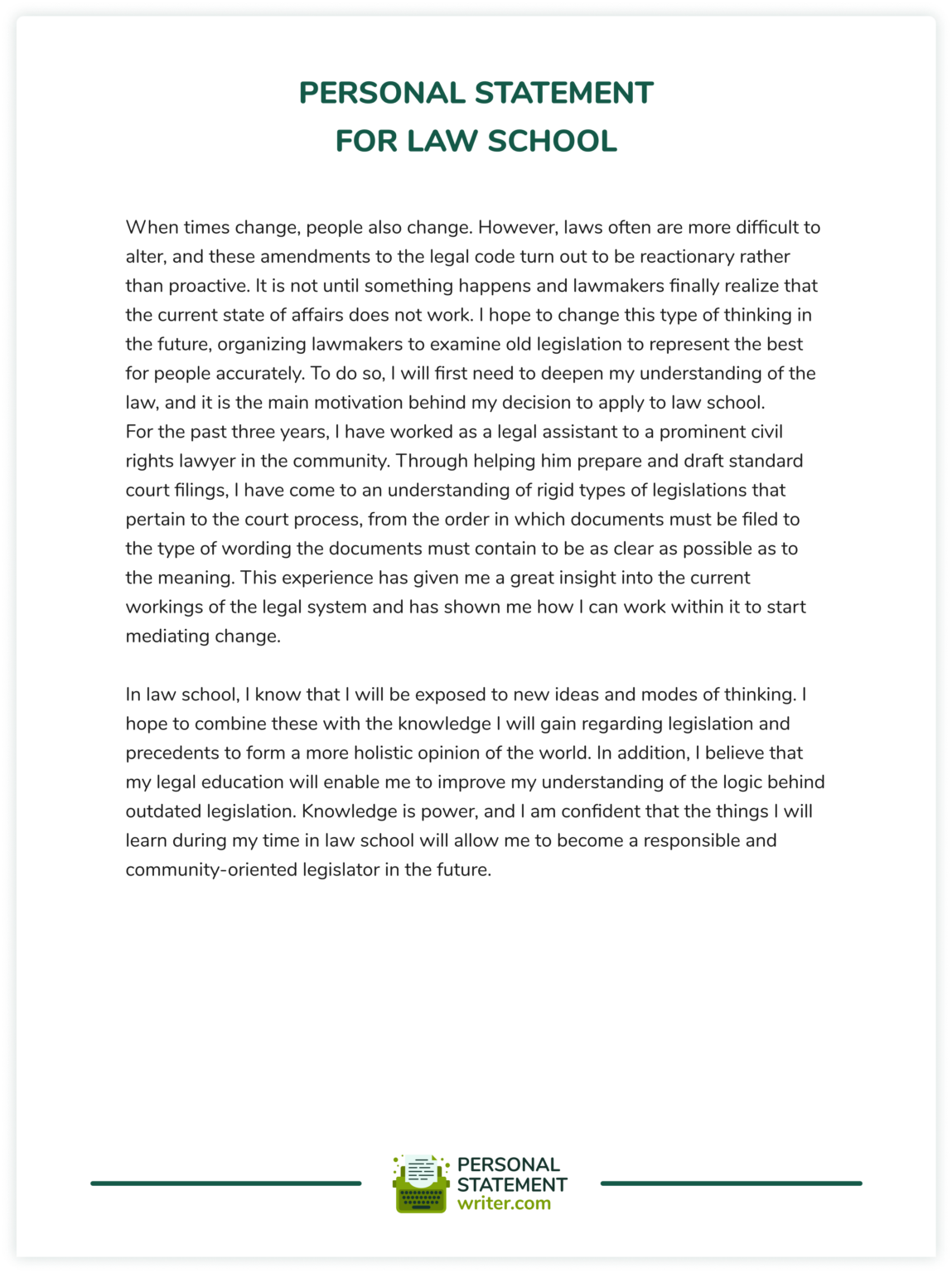 Winning Personal Statement Templates for University