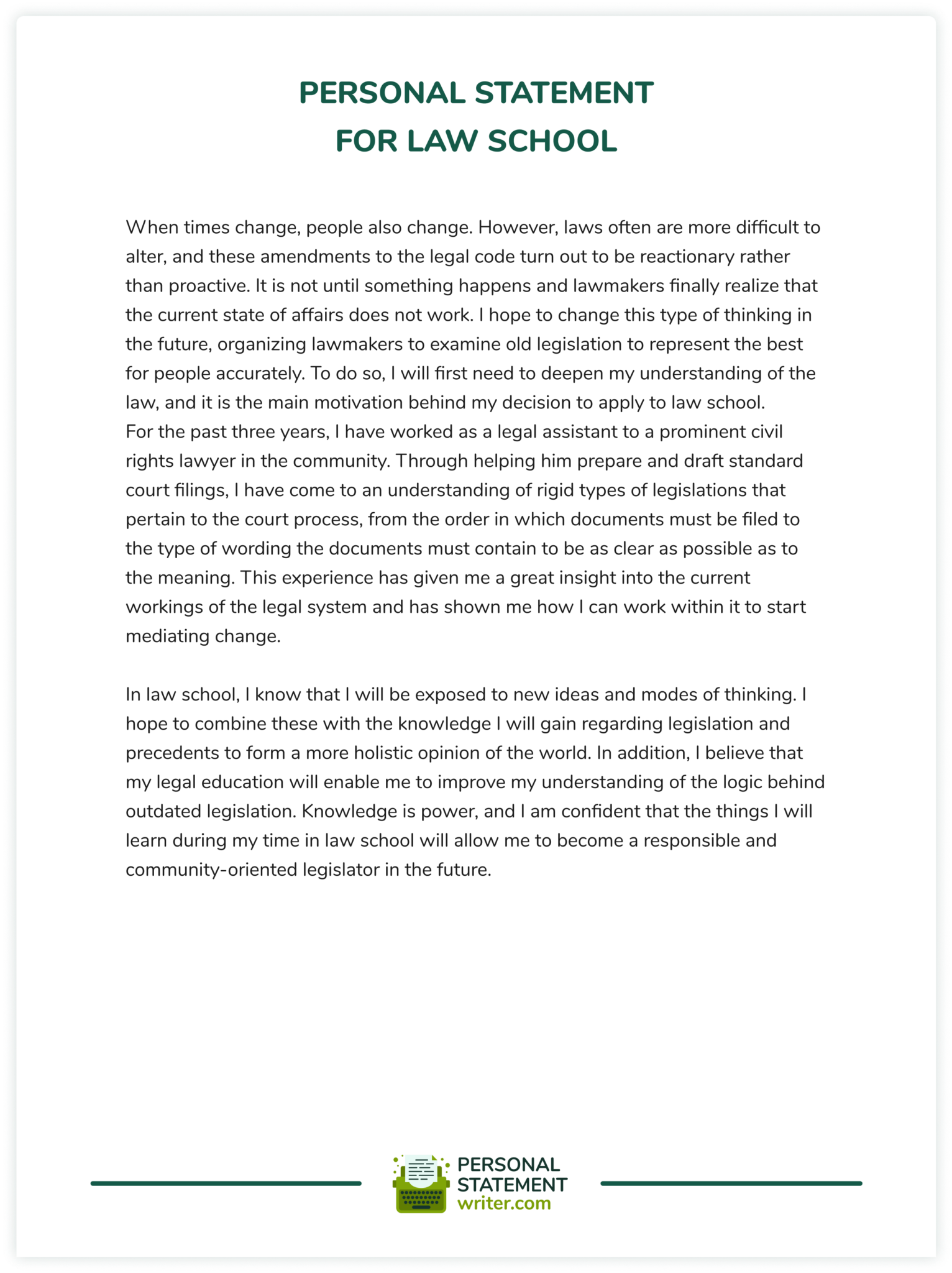 Winning Personal Statement Templates for University
