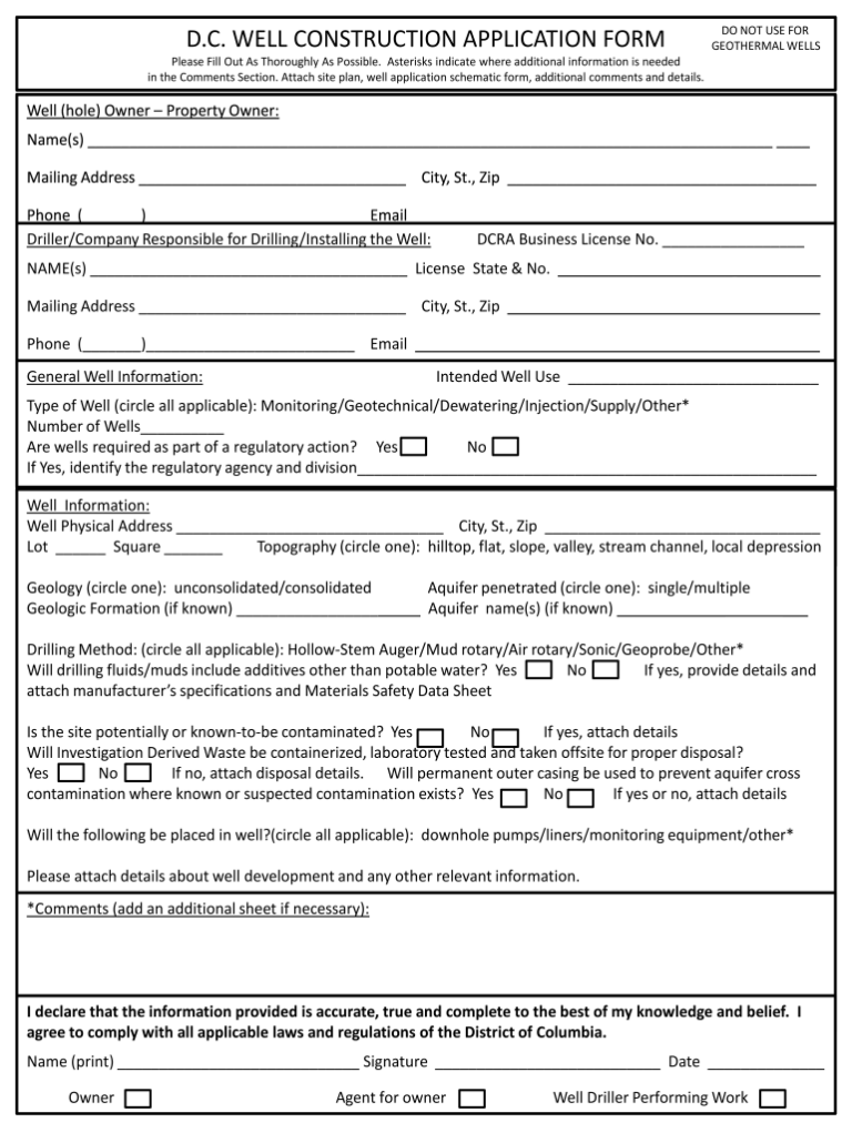 Construction Worker Job Application Form Template