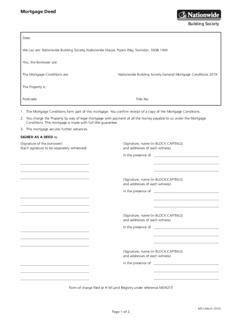 Current M55 Blank Form Template