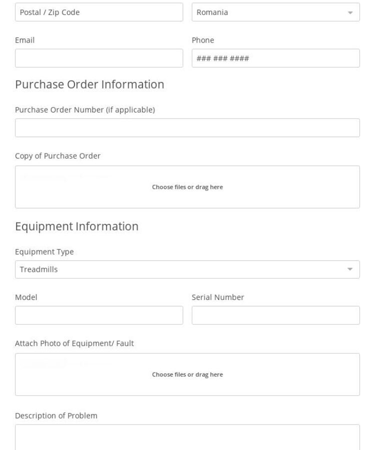 Gym Customer Feedback Form Template