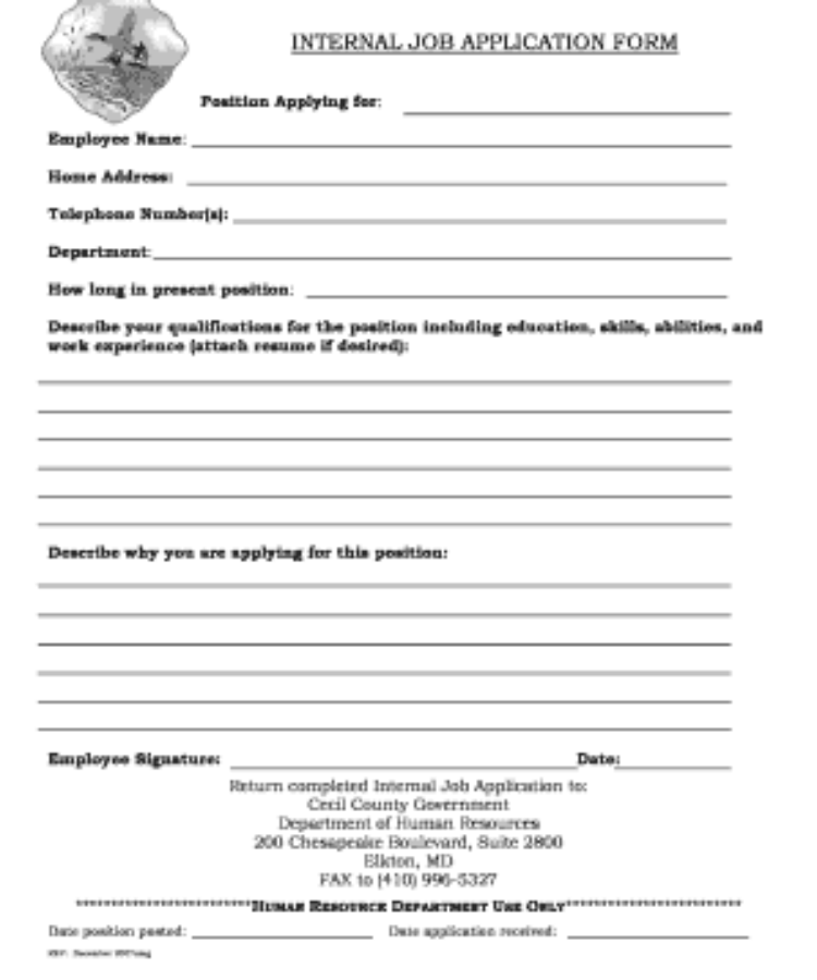 Internal Recruiter Manager Intake Form Template