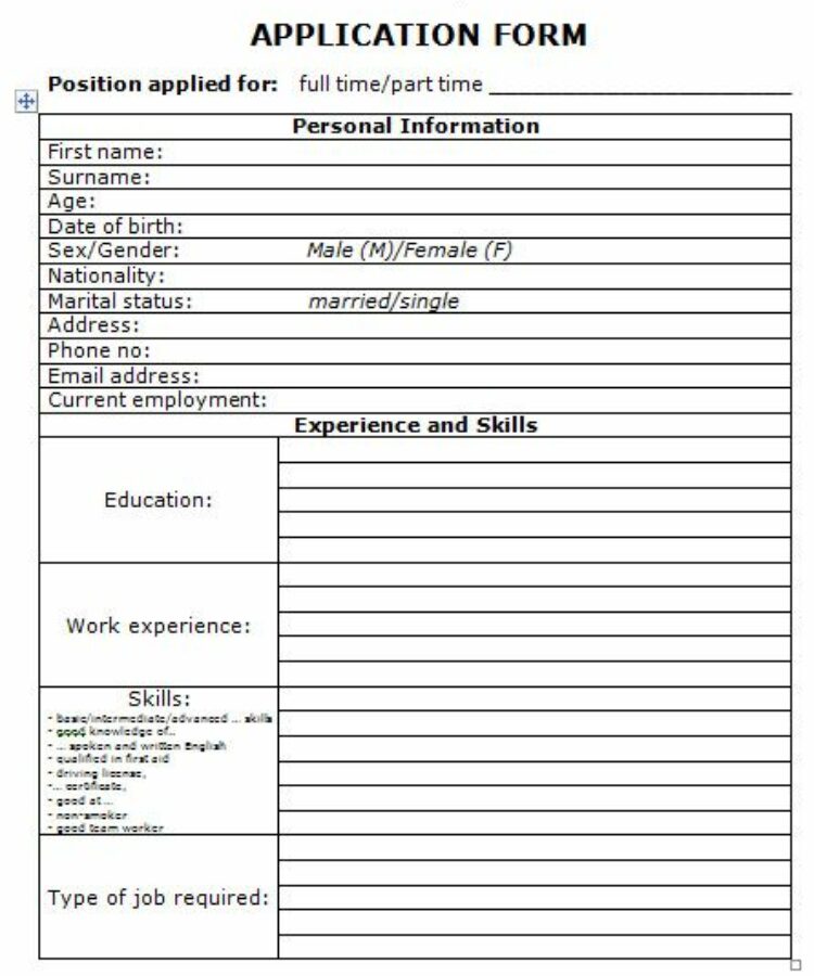 Job Fair Event Registration Form Template
