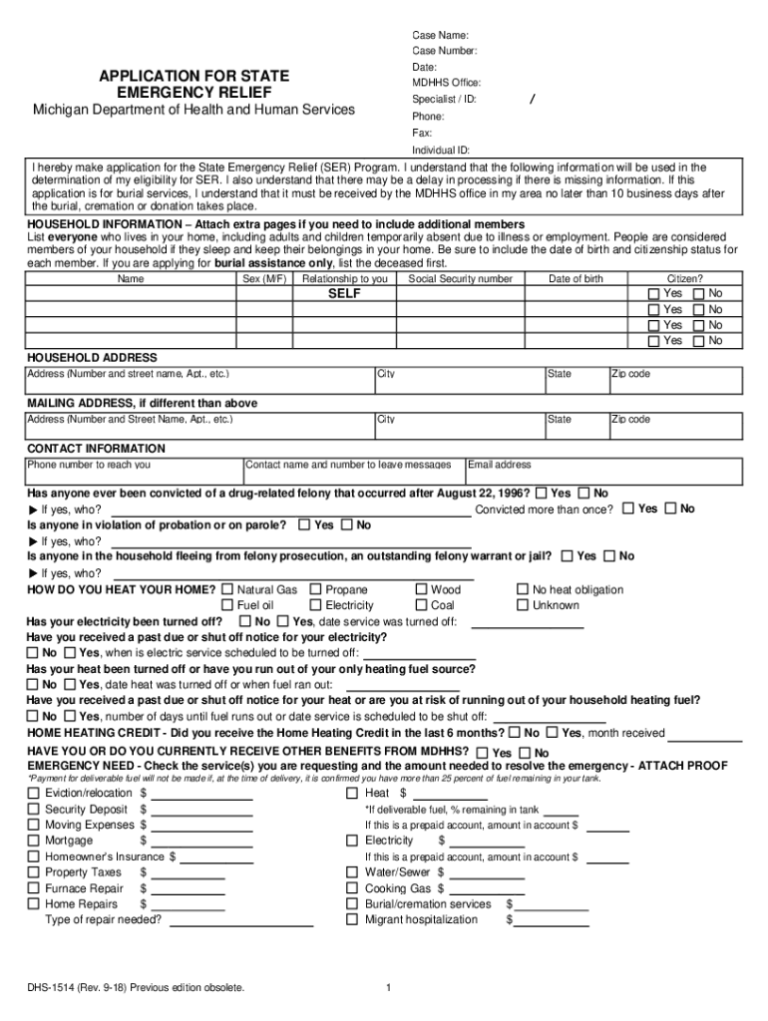 Michigan Emergency Medical Form Template