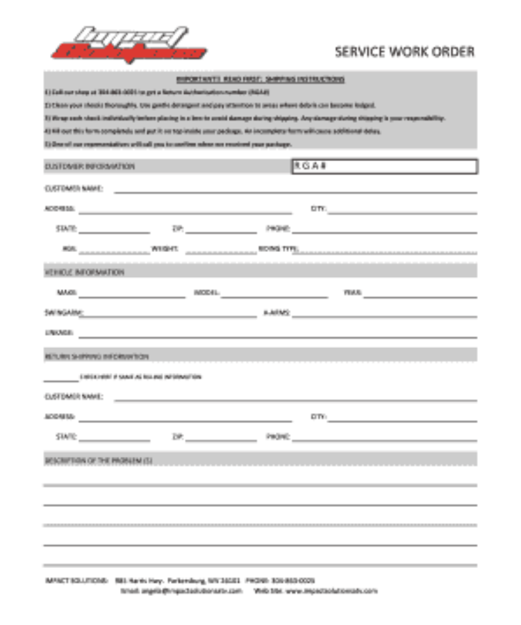 Multi Point Vehicle Inspection Form Template