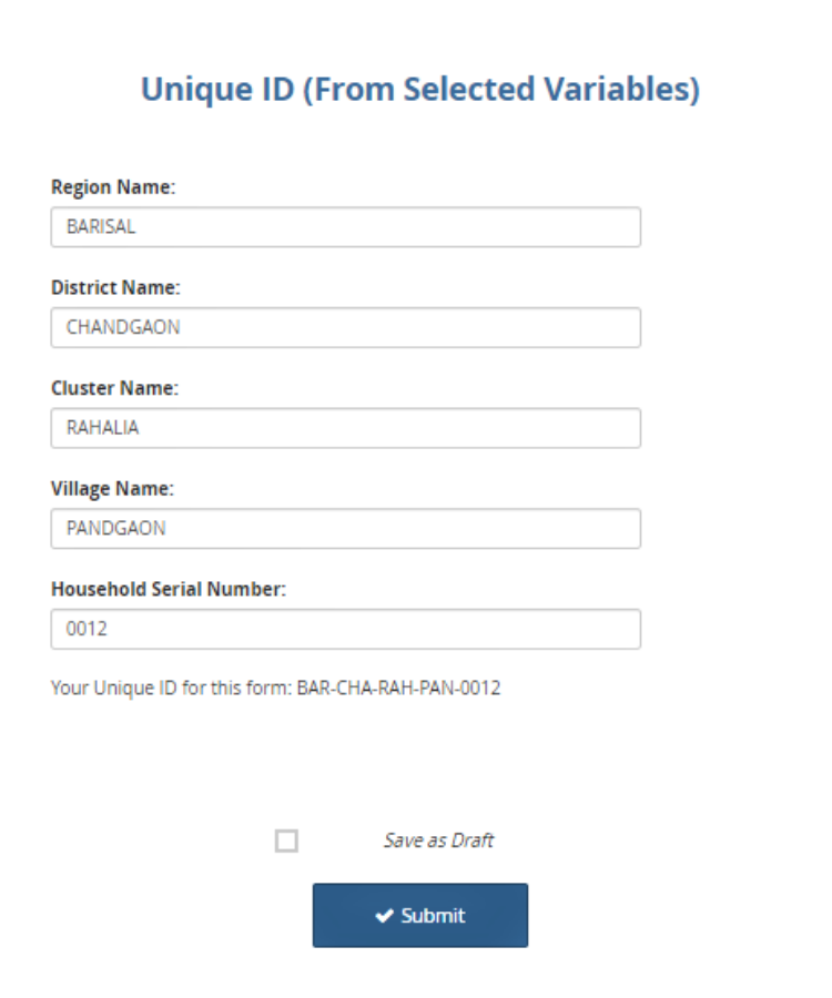 New Item Setup Form Template