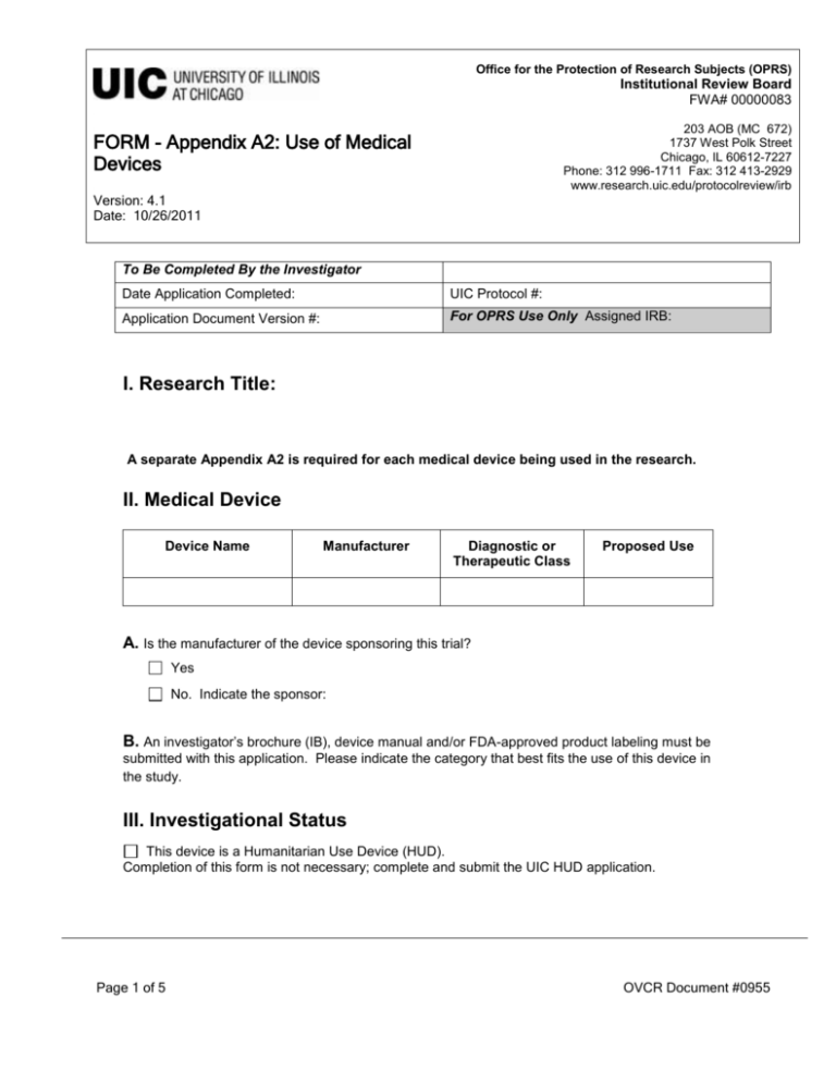Oprs Uic Consent Form Template