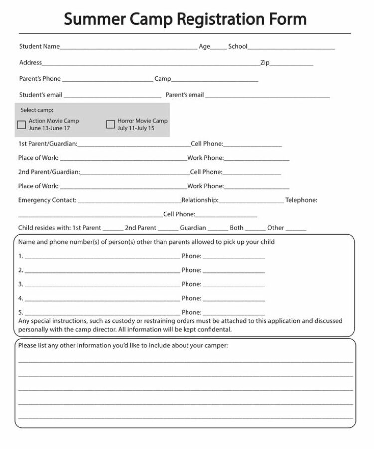 Student Performance Evaluation Form Template